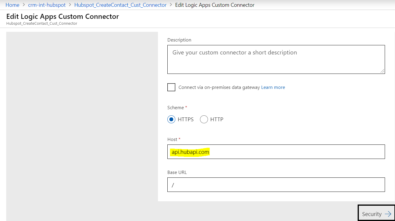 Azure Logic Apps Custom Connector|used Case[To create Contact in HubSpot] – Deriving Dynamics 365
